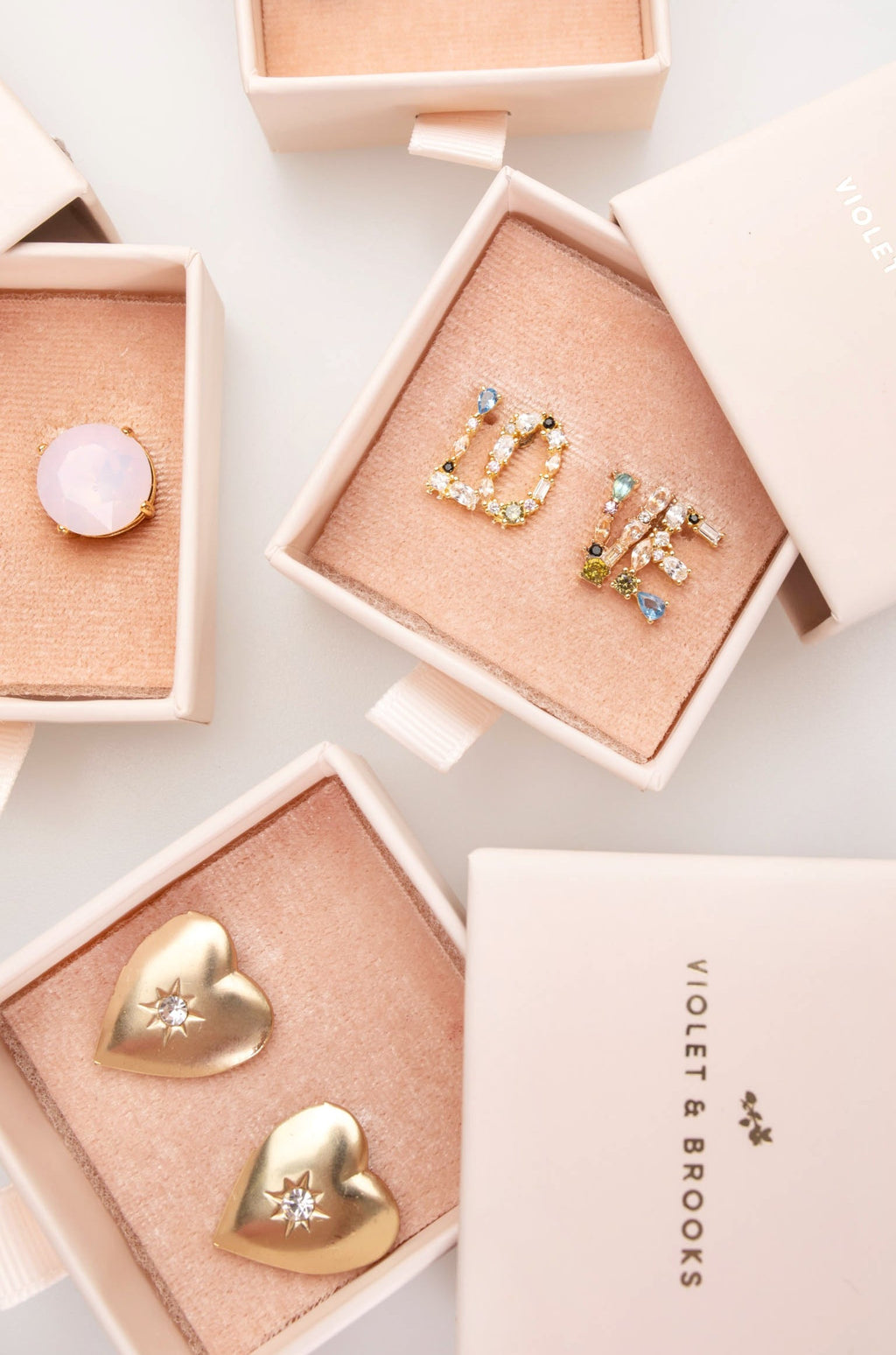 Mila Boxed Stud Earring – VIOLET AND BROOKS